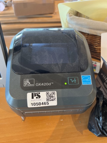 Label printer Zebra Gk420d, wave - PS Auction - We value the future ...