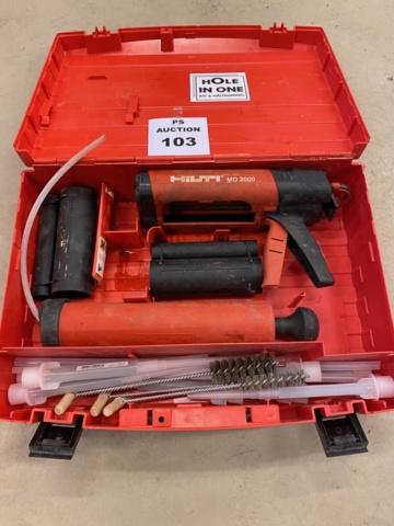 Hilti MD-2000 Injection gun with accessories - PS Auction - We value ...