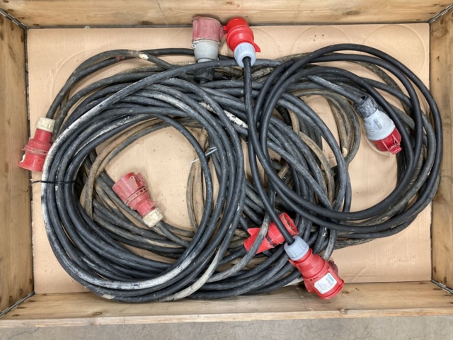 4 motor cables 5G6 32A in different lengths - PS Auction - We value the future - Largest in net ...