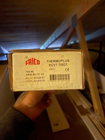Frico thermoplus ecvt 70021 Heat radiator New, 2 pcs - PS Auction - We ...