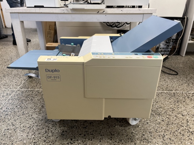 Folding machine Duplo DF-915 - PS Auction - We value the future ...