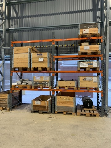 Pallet rack 2 sections - PS Auction - We value the future - Largest in ...