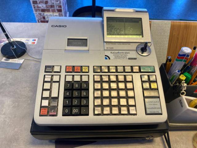 Cash register Casio SE-S400 - PS Auction - We value the future ...
