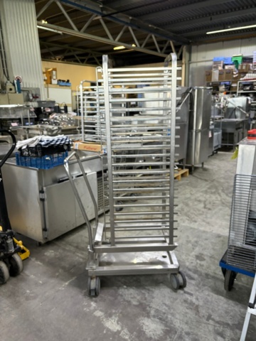 DELIVERY TROLLEY FOR MODEL 201, RATIONAL 16 GUIDE TRACKS (80 MM) - PS ...