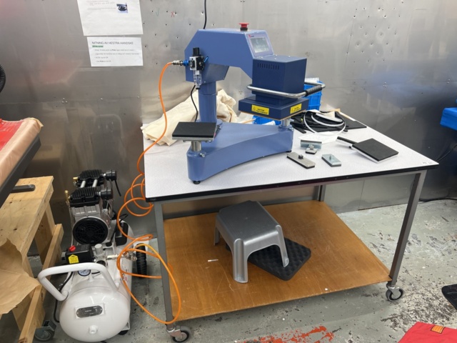 Transfer press with compressor and roller table Transmatic TMP 4 -2023 ...