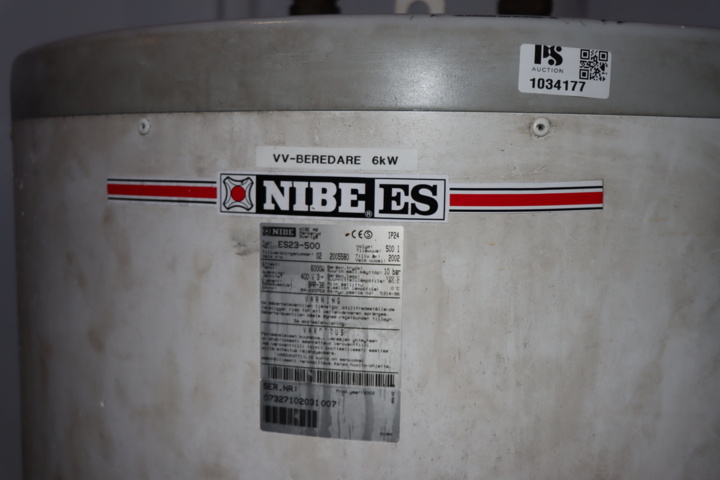 Water heater NIBE ES23 500l - PS Auction - We value the future - Largest in net auctions