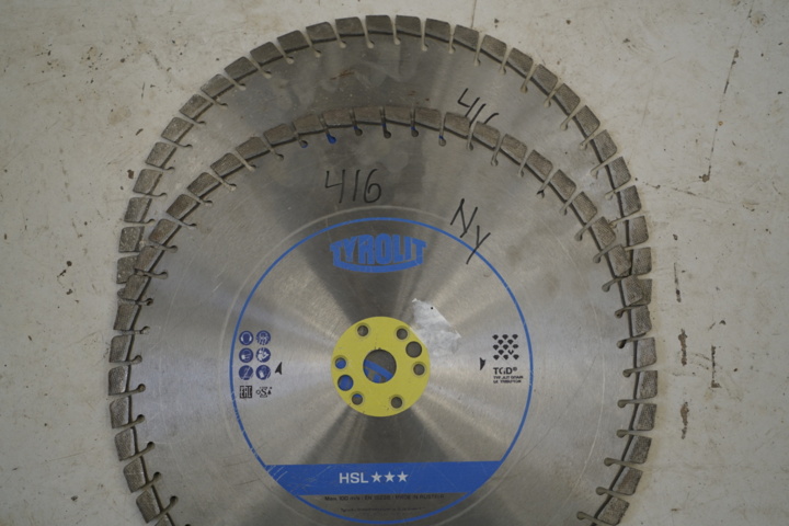 Tyrolit HSL 416 saw blades for concrete - PS Auction - We value the ...