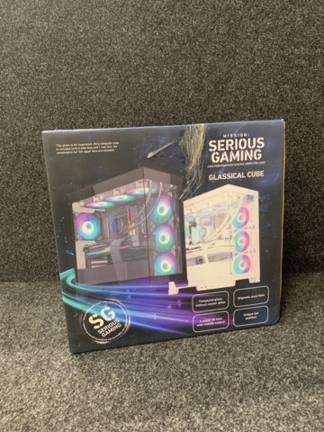 Mid-tower chassi Mission SG Glassical Cube - Black - Auktioner online ...