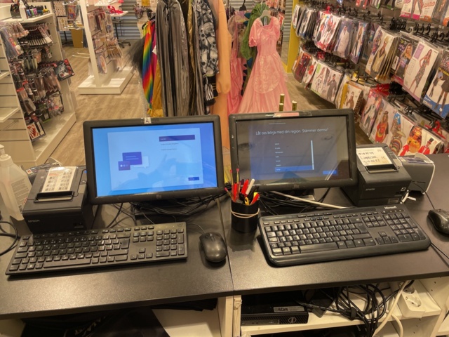 Cash register system - 2 places - Printers, Screens and more - PS ...