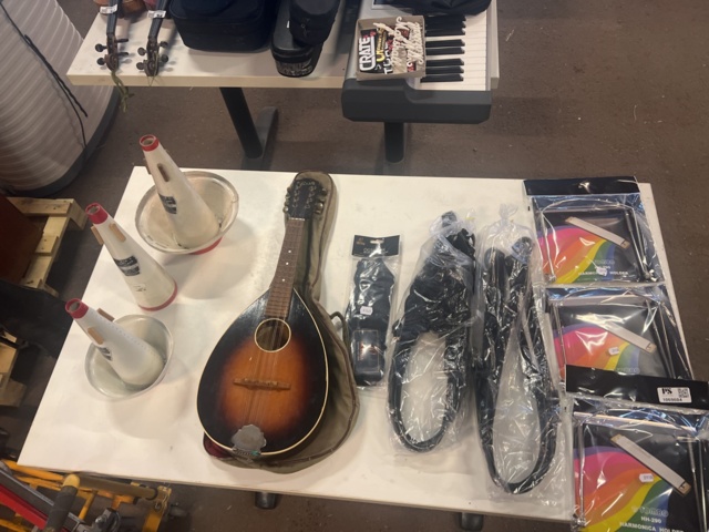 Mandolin & harmonica holder etc - PS Auction - We value the future ...