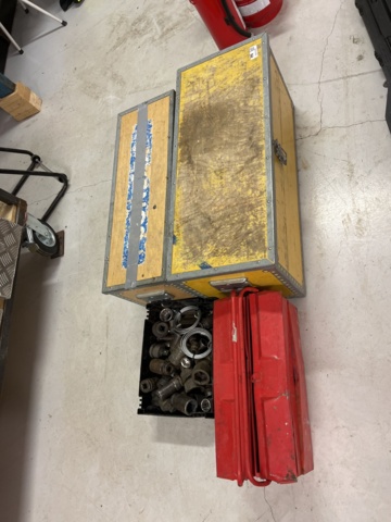Construction boxes with sockets and various tools - PS Auction - We ...