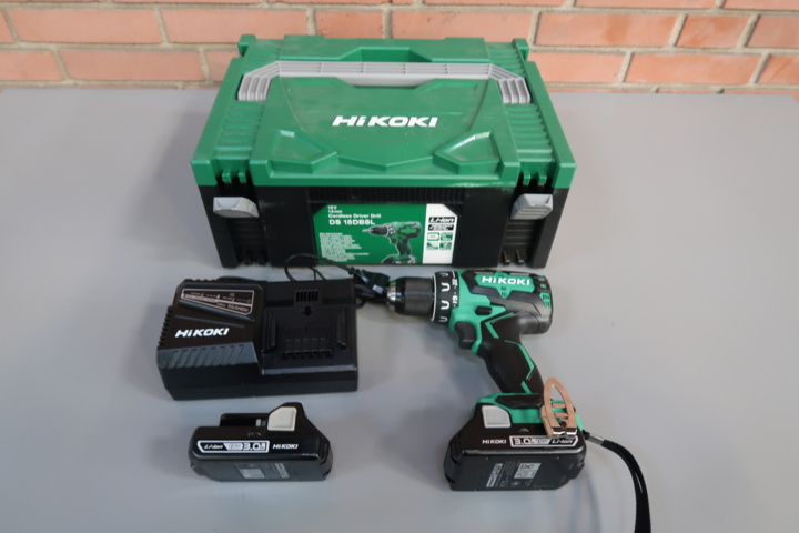 Screwdriver HiKOKI DS18DBSL with 2 x 3.0 Ah batteries and charger - PS ...