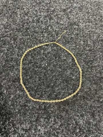 Cordell RG 18k Gold necklace with safety chain and lock - PS Auction ...