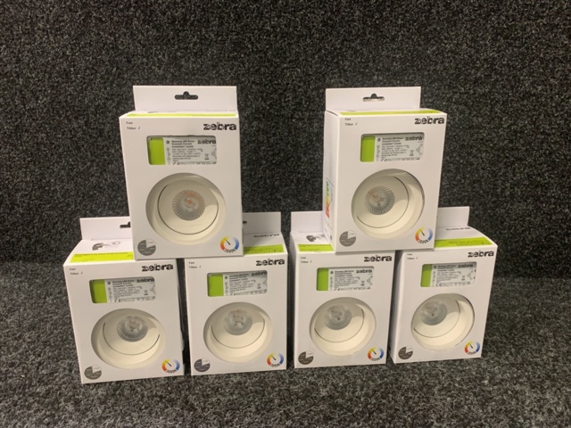 6 Downlight Linz Deep 6.5W complete LED, Zebra - PS Auction - We value ...