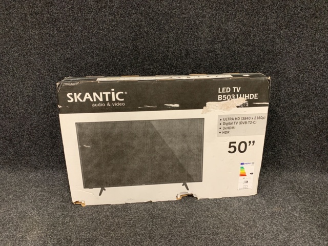 50" Ultra HD-TV med HDR 10 & Dolby Vision Skantic B5031UHD - Auktioner ...