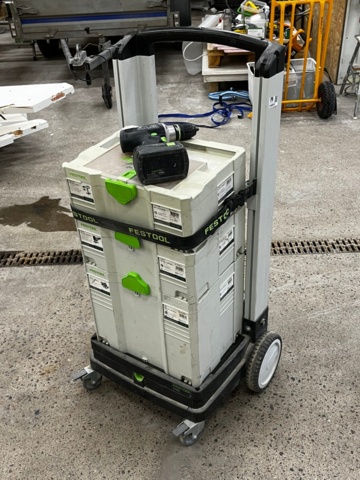 Festool SYS-ROLL trolley with 3 drawers - PS Auction - We value the ...