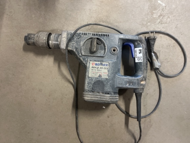 Impact drill Berner BBH 8-45 CC - PS Auction - We value the future ...
