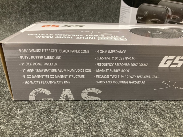 Koaxialhögtalare GAS GS52 & Boxhögtalare GAS MSB-35B - Auktioner online - Nätauktioner ...