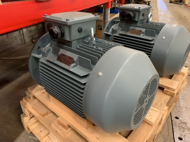 Electric motors 2 pcs OMEC OMT1-IE3 200 L4 (new in packaging) - PS ...