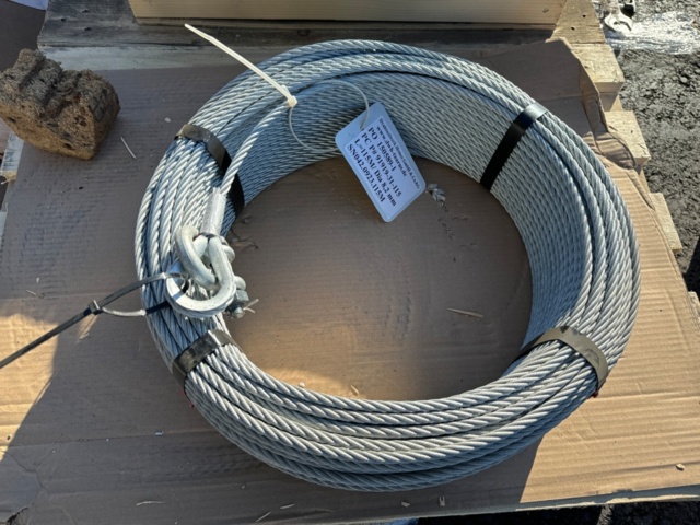 Steel wire 115 meters long, 8.2 mm in diameter - PS Auction - We value ...