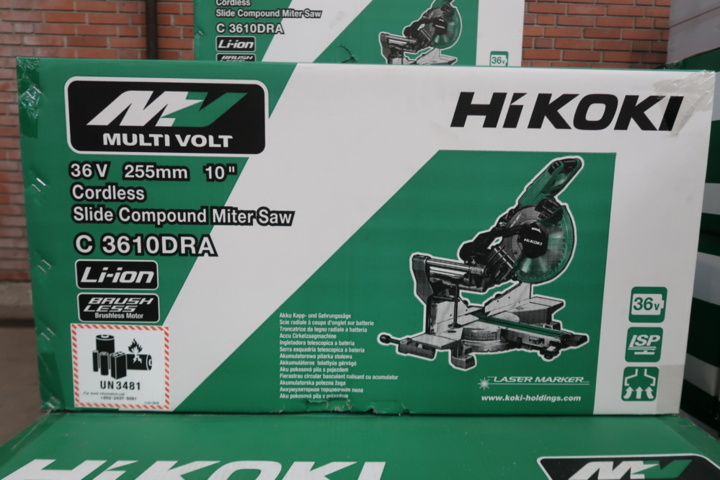 Miter saw HiKOKI C3610DRA WITHOUT battery and charger - PS Auction - We ...