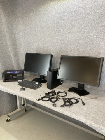 A complete office kit (computer, screens and printers, etc.) - PS ...