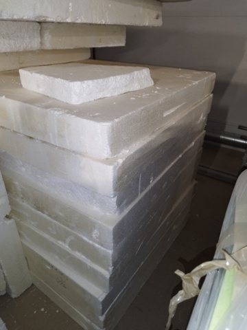 Cell plastic, styrofoam cell plastisolerin, 17 sheets - PS Auction - We ...