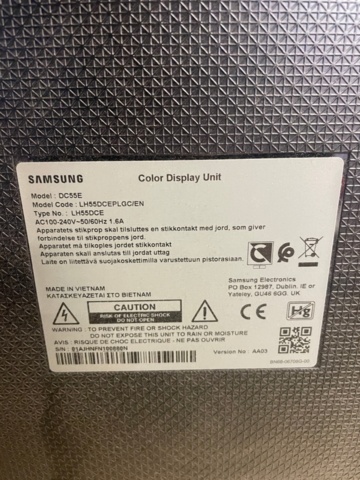 2st Bildskärmar - Samsung DC55E - Auktioner online - Nätauktioner ...