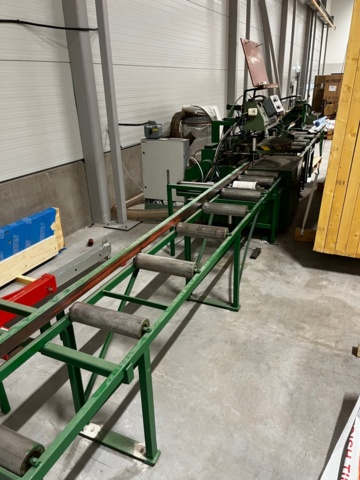 Cut-off saw, Randek type 1-5S with press and roller table - PS Auction ...