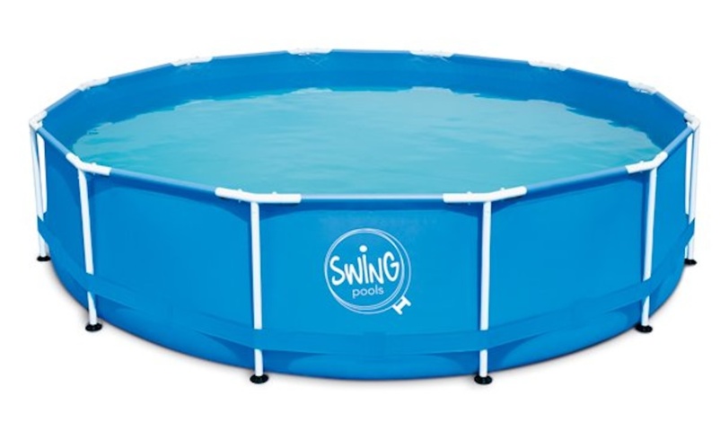 Swing Pools with steel frame 4.57 m x 1.22 m (blue) - PS Auction - We ...