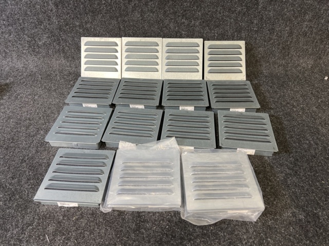 15 ventilation grid galvanized 150x150 mm, Miller's - PS Auction - We ...
