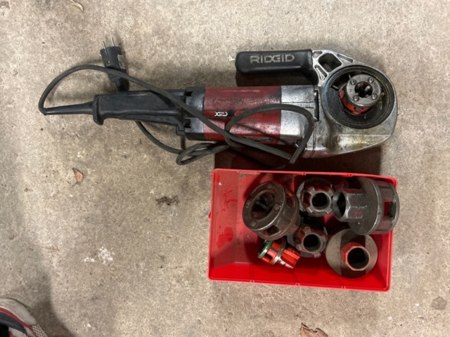 Ridgid 600 - Hand thread machine - PS Auction - We value the future ...