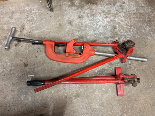 Hilti and Ridgid pipe cutters and pipe benders - PS Auction - We value ...