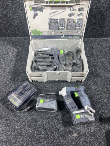 Automatic screwdriver with magazine attachment - Festool DWC 18-4500 ...