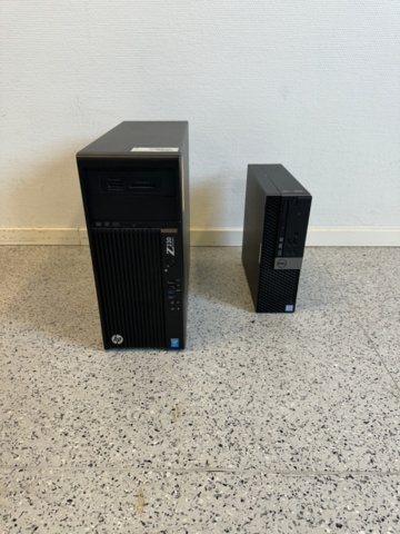 2 desktop computers, HP and Dell - PS Auction - We value the future ...