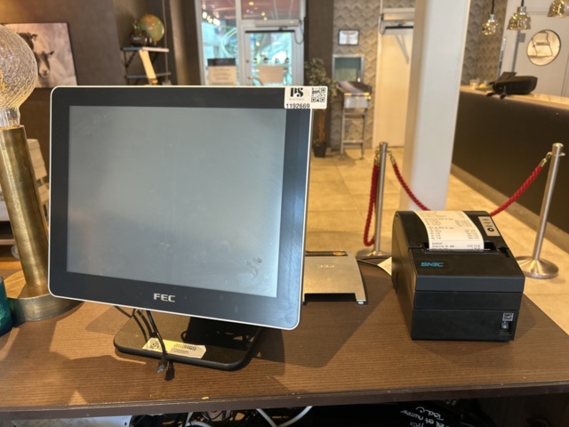 POS system/computer with printer 15" FEC PP-9635B - PS Auction - We ...