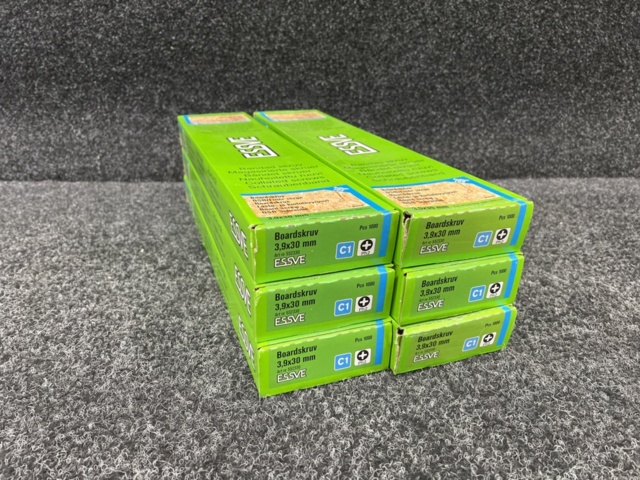 6 packs Banded drill screw 3.9x30 mm, Essve - PS Auction - We value the ...