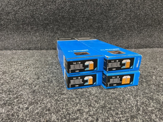 4 packs Banded gypsum screw 3.9x30 mm, Gunnebo - PS Auction - We value ...