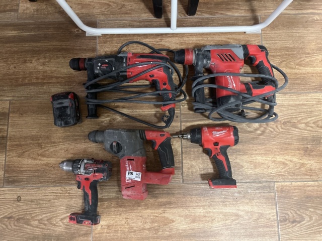 Milwaukee electric hand machines 5 pieces - PS Auction - We value the ...