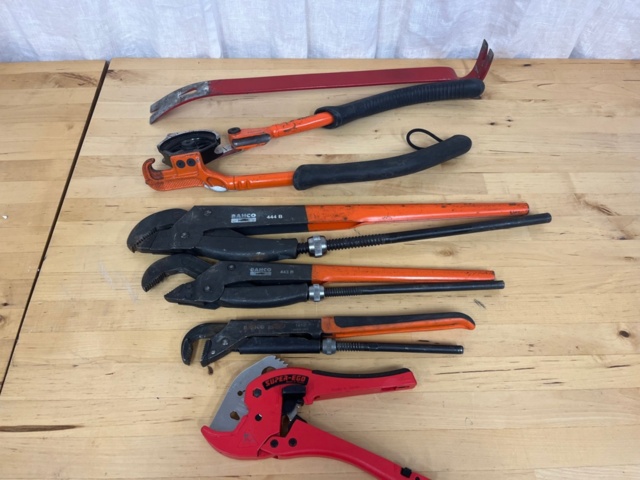 Pipe pliers and pipe benders BACHO - PS Auction - We value the future ...