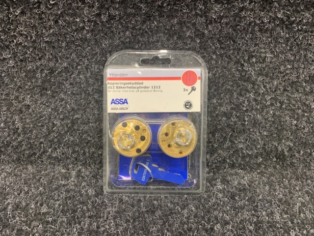 Cylinder Assa Abloy D12 incl. 3 keys - PS Auction - We value the future ...