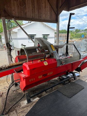 VedKombi Bala agri 450 Lever-controlled wood machine - PS Auction - We ...