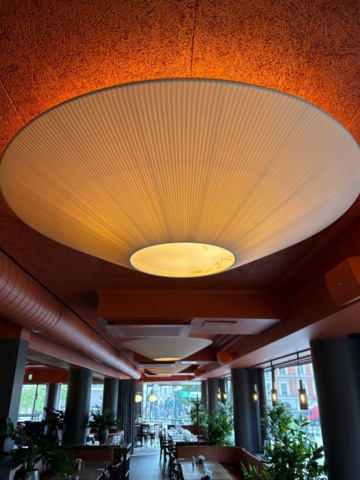 5 ceilings approx. 150cm Ø, requires ladder and electrician - PS ...