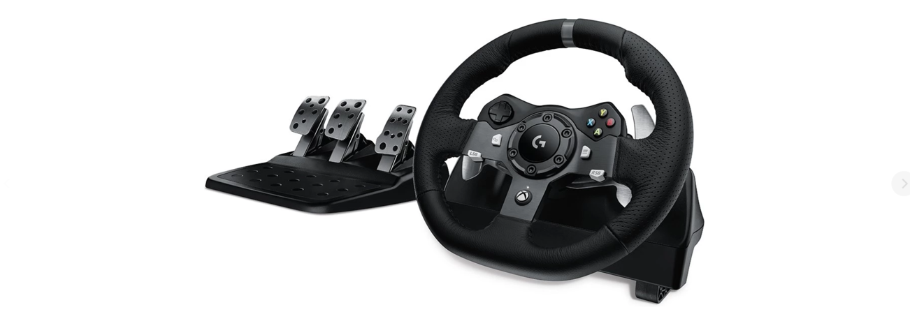 Racing wheel Logitech G920 Driving Force with pedals for Xbox One and ...