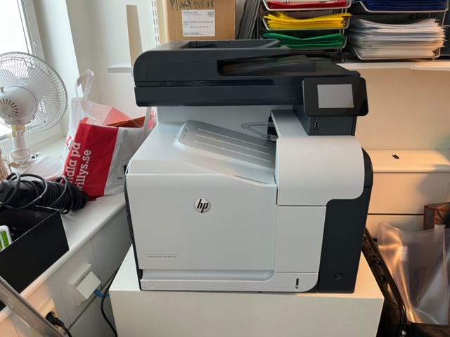 Laser printer, HP LaserJet Pro 500 color MFP M570dw - PS Auction - We ...