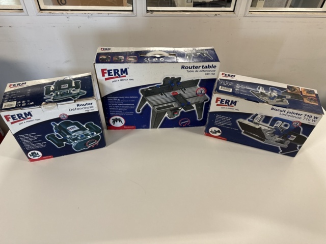 Flap cutter, Milling table, Router - Ferm - PS Auction - We value the ...