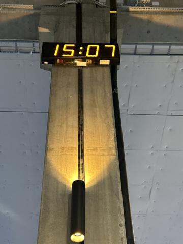 Wall mounted digital clocks x4 units - Nautronic - PS Auction - We ...