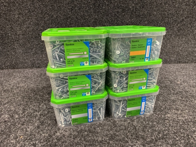 6 packs Gypsum screw, Essve - PS Auction - We value the future ...