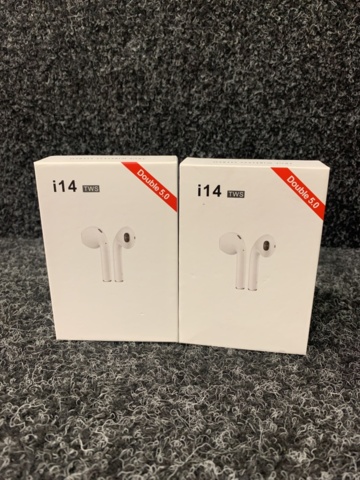 2 wireless headphones i14 White - PS Auction - We value the future ...