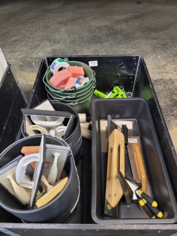 Masonry Pallet with Various Tools - PS Auction - We value the future ...